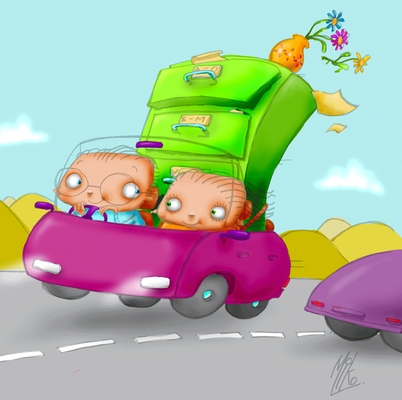 Don't forget your documents | Miko Cartoon