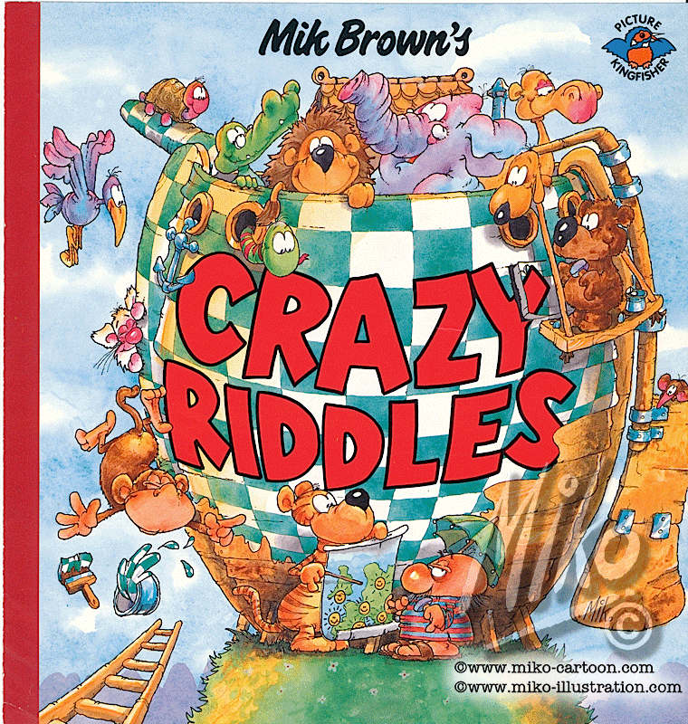 Another Book in my Crazy Jokes Series | Miko Cartoon